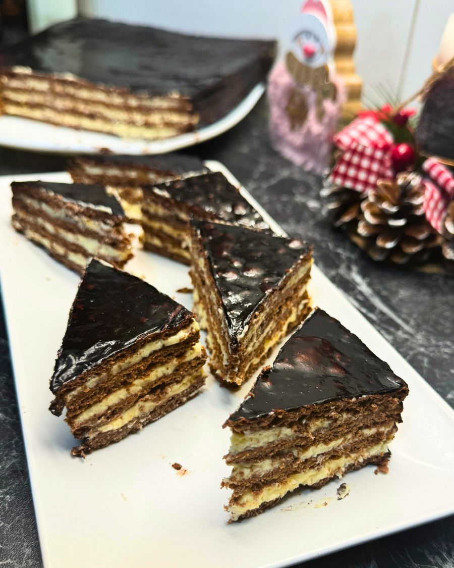 Chocolate Spartak Cake